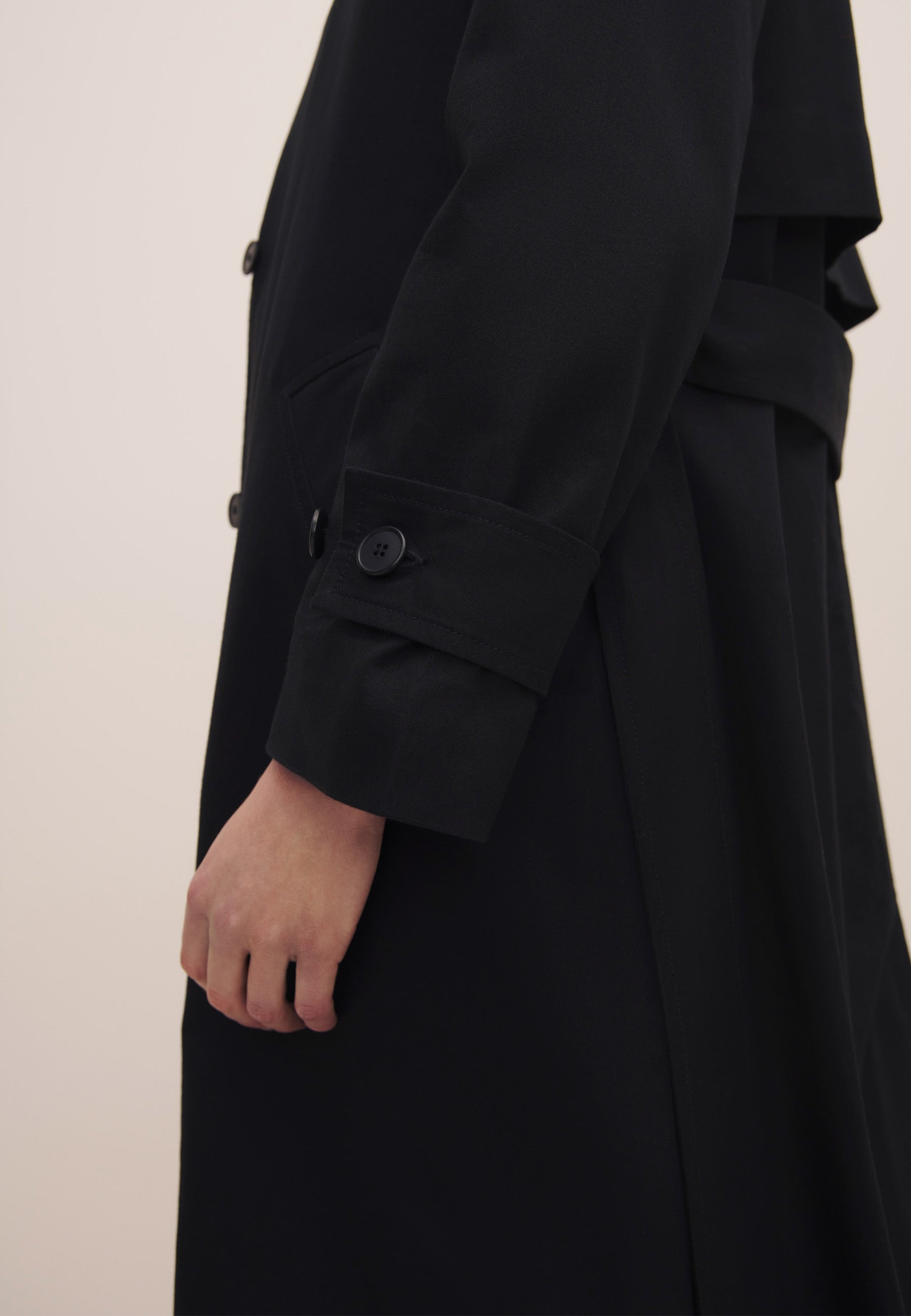 Kowtow Cleo Trench Coat - Black | Garmentory