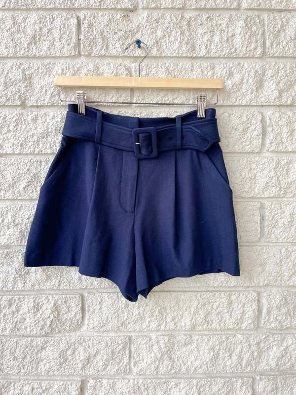 Veronica Beard Piper Short - Marine | Garmentory