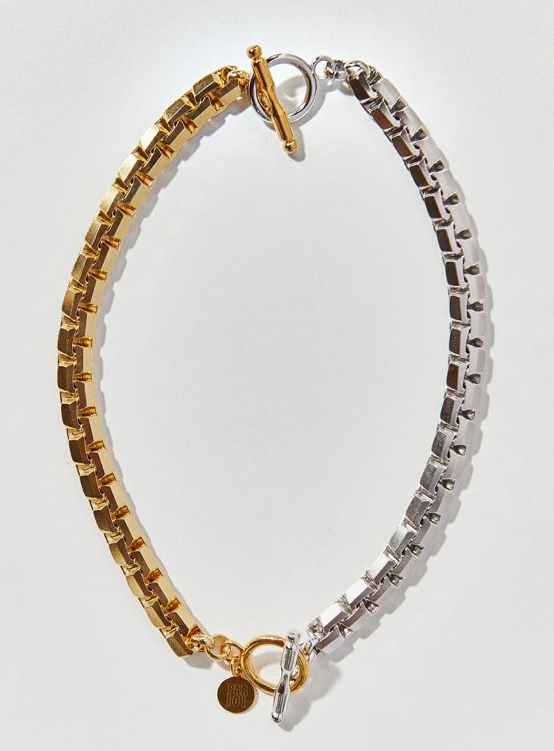 Cube link necklace store