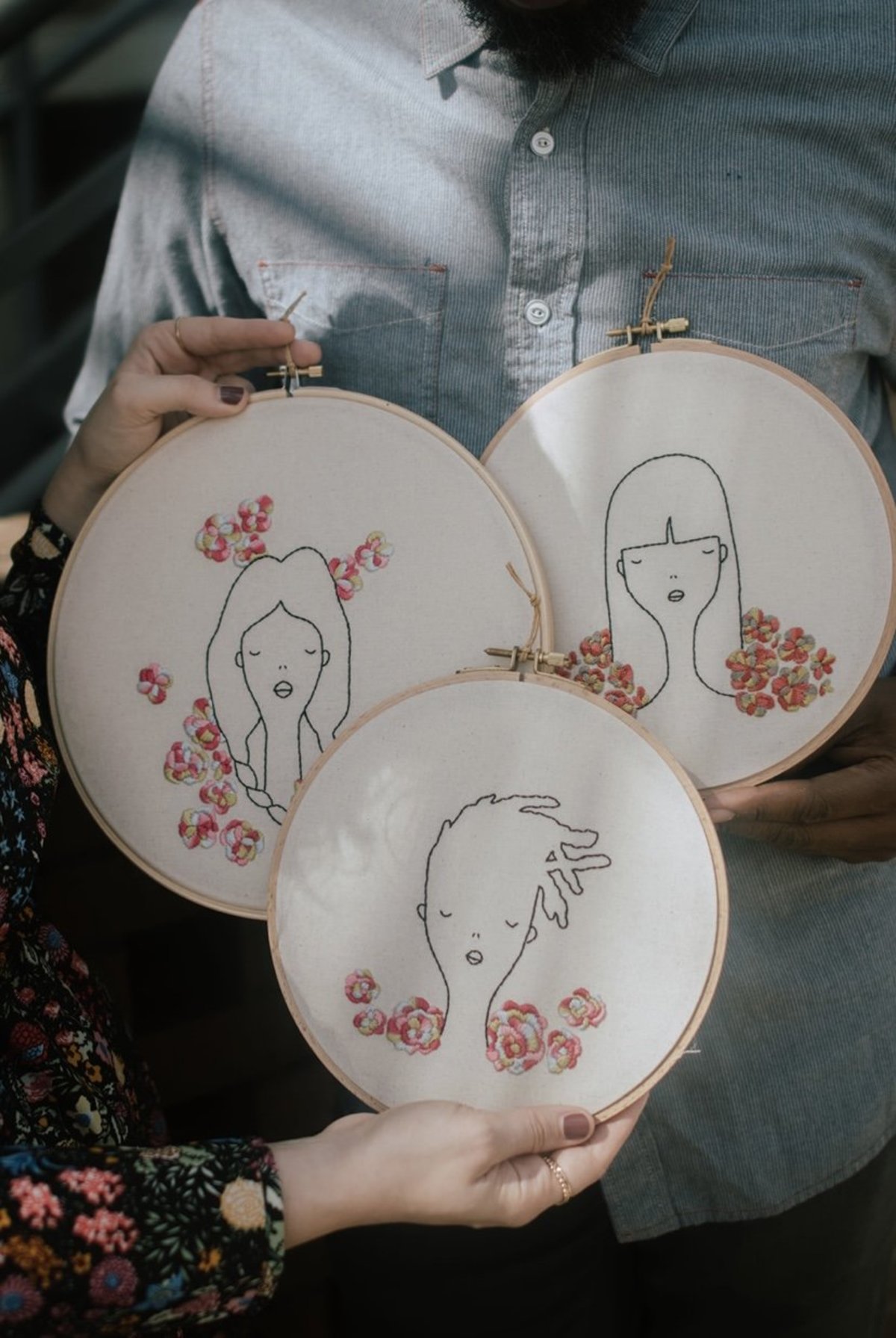 Smallwoods Studios Chris Davis Illustration Embroidery III | Garmentory
