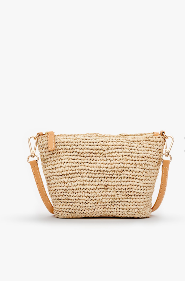 Kayu Harley Woven Raffia Crossbody Bag | Garmentory