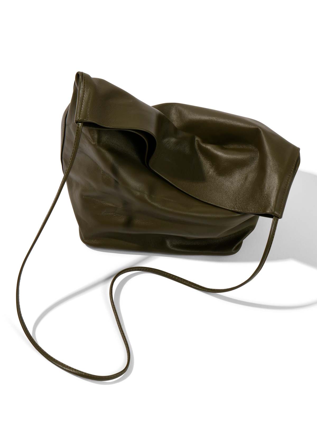 Modern Weaving Single Strap Tall Crossbody - Army | Garmentory