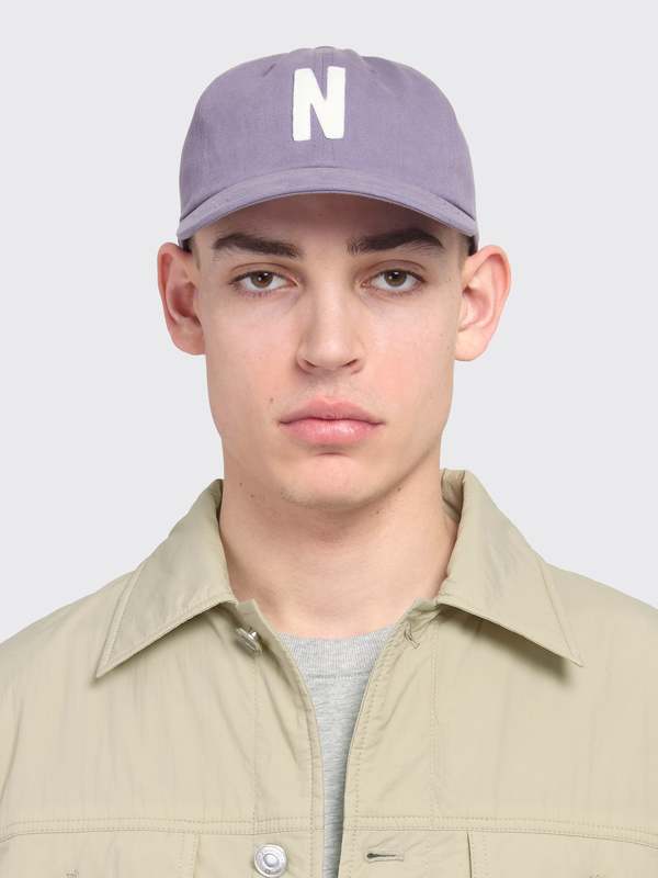 Norse Projects Felt N Twill Sports Cap - Dusk Purple | Garmentory