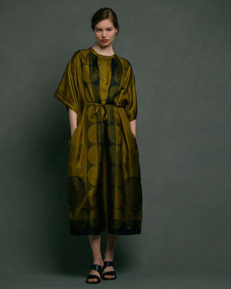 soeur Athena Dress - Black/Khaki | Garmentory