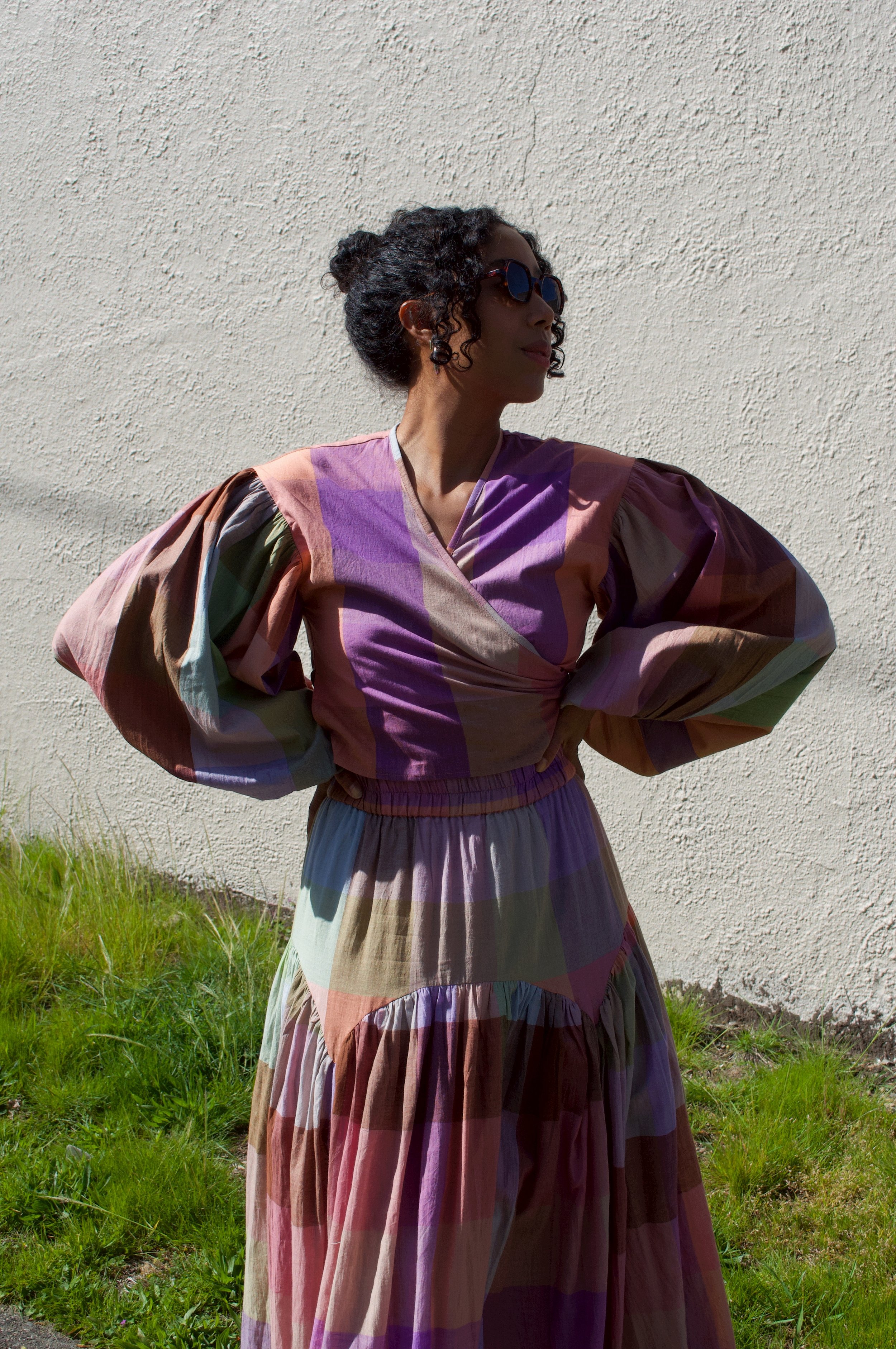 Rujuta Sheth Greenwich Top - Merida Chex | Garmentory