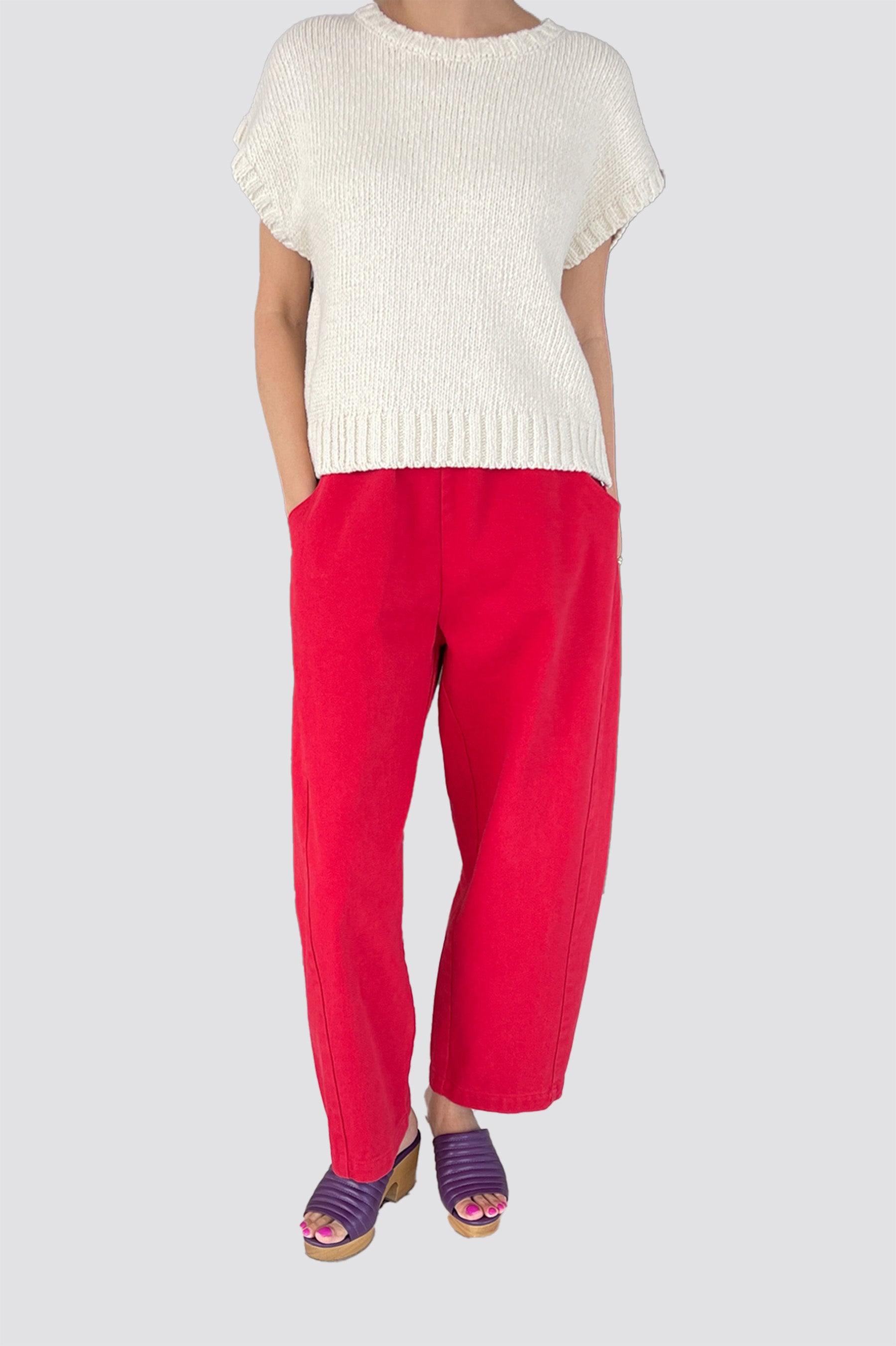 Le Bon Shoppe Arc Pants - Crayon Red | Garmentory