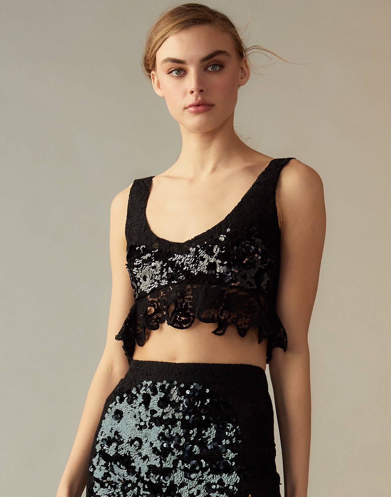 Cynthia Rowley The Cosmo Sequin Top | Garmentory