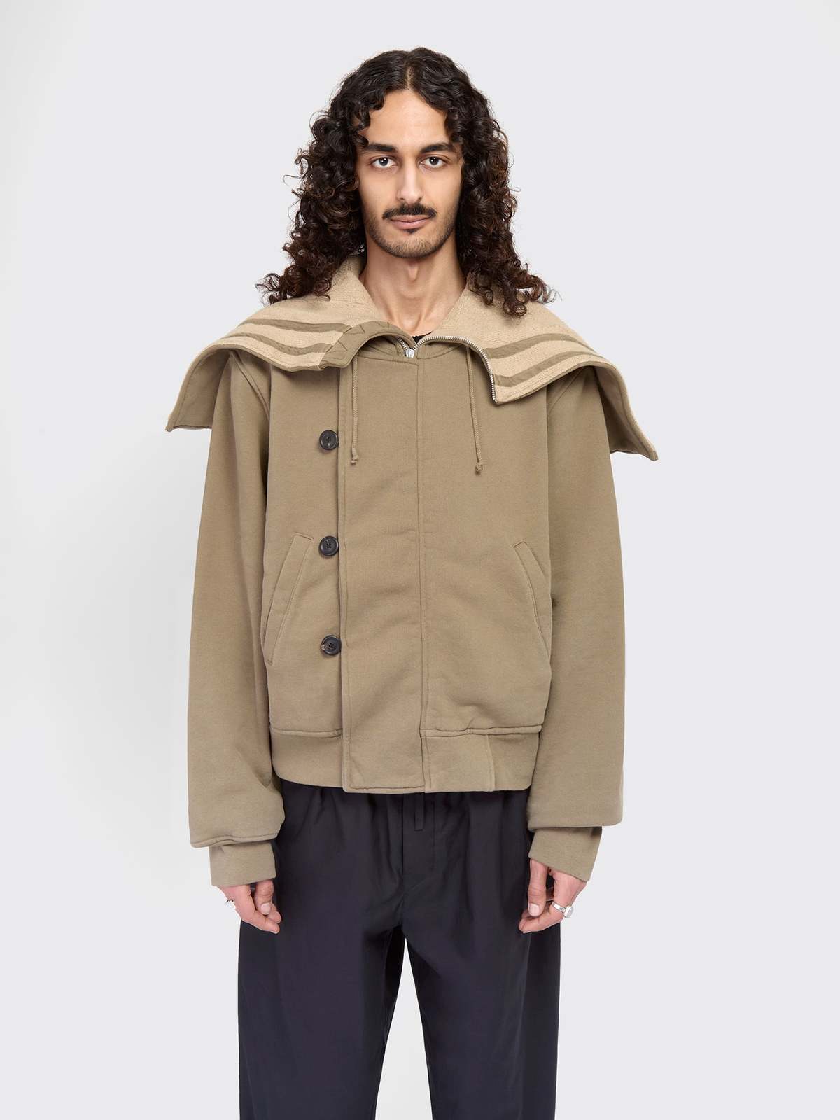 Our Legacy Flight Hood - Olive | Garmentory