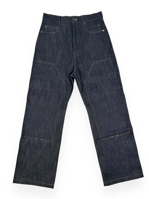 Rick Owens Double Knee Geth Cut - Indigo | Garmentory