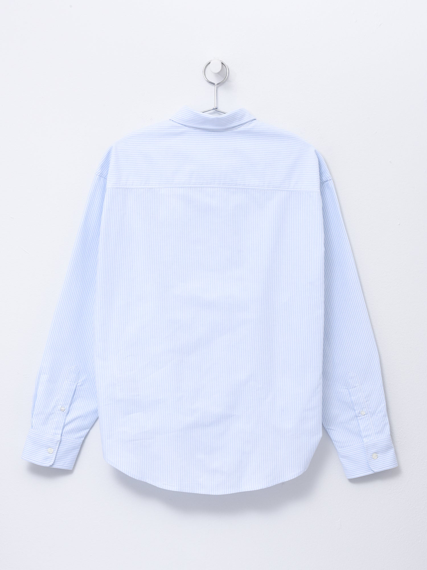 Ami Boxy Fit Shirt - Sky Blue/Natural White | Garmentory