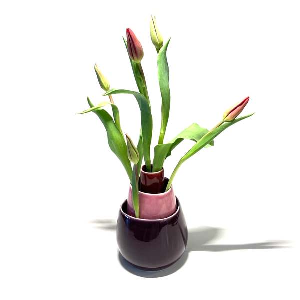 Allison Skinner Flower Bowl Plum | Garmentory