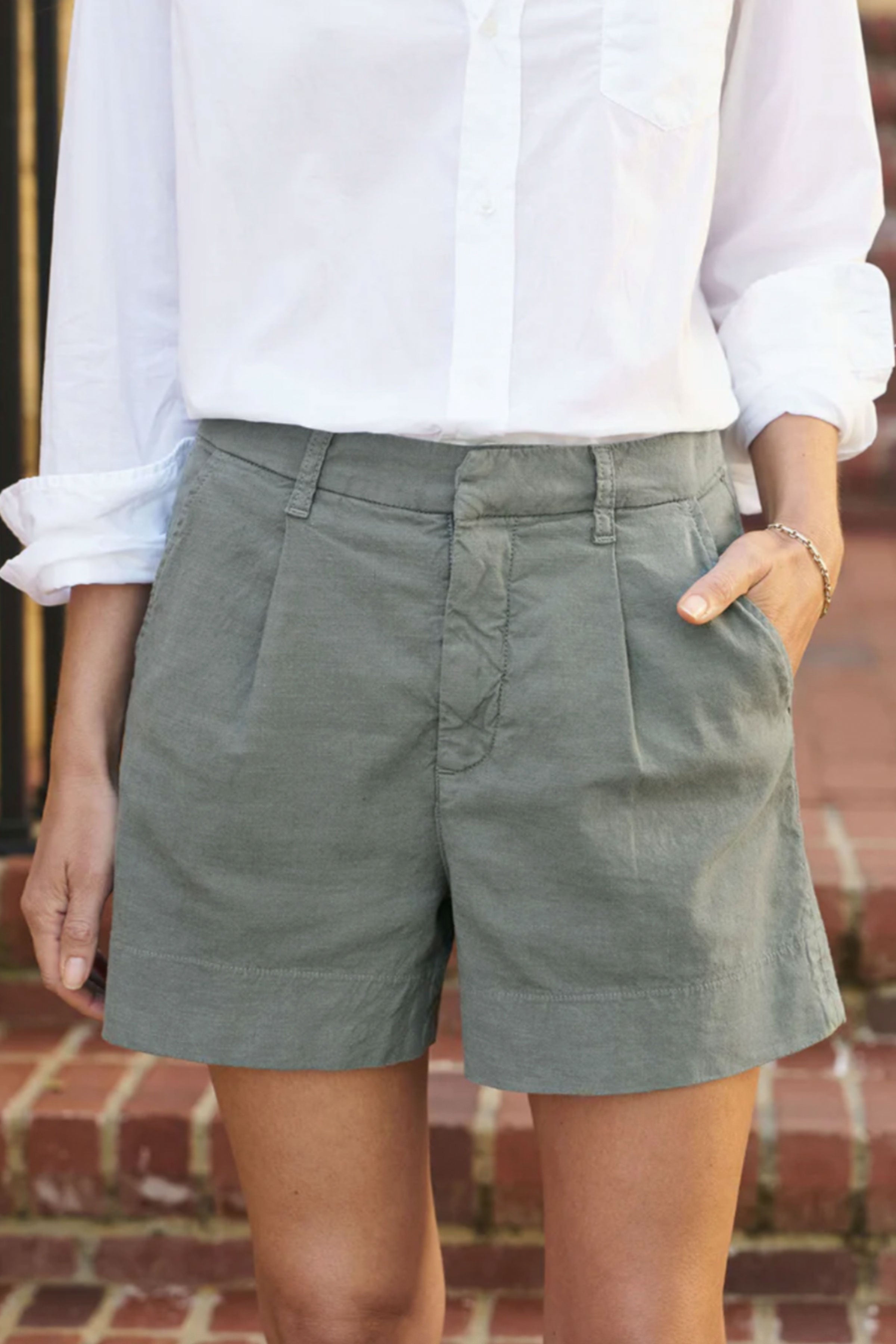 Frank & Eileen Waterford Rosemary Short - Rosemary | Garmentory