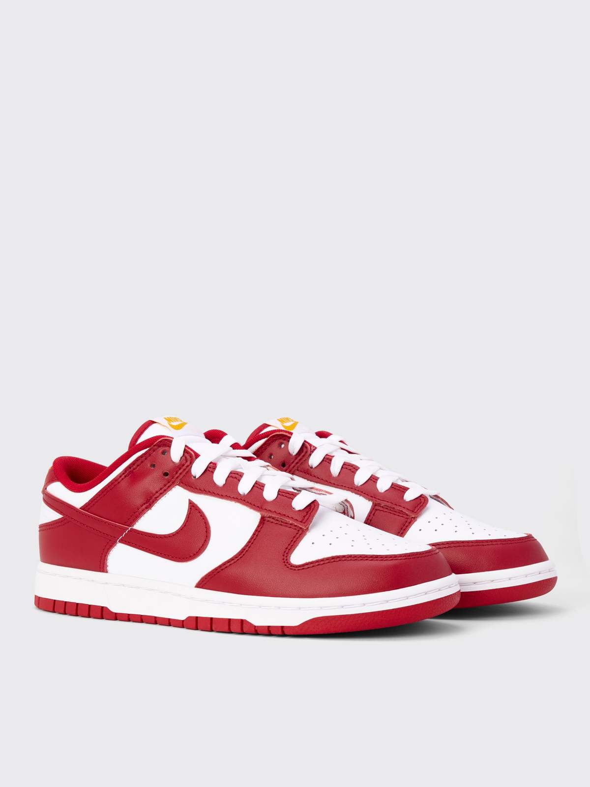Nike Dunk Low Retro USC Shoes - Gym Red/ Gym Red White University Gold ...