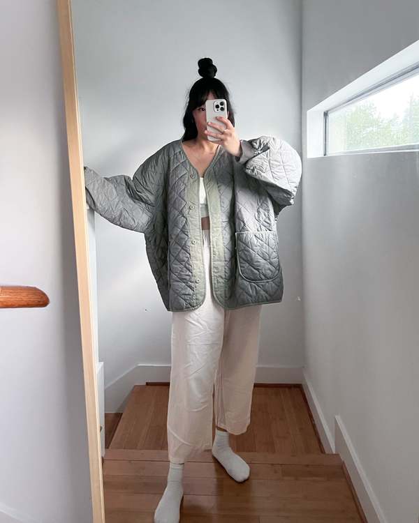 Korean Assembly Brooklyn Quilt Jacket - Khaki | Garmentory