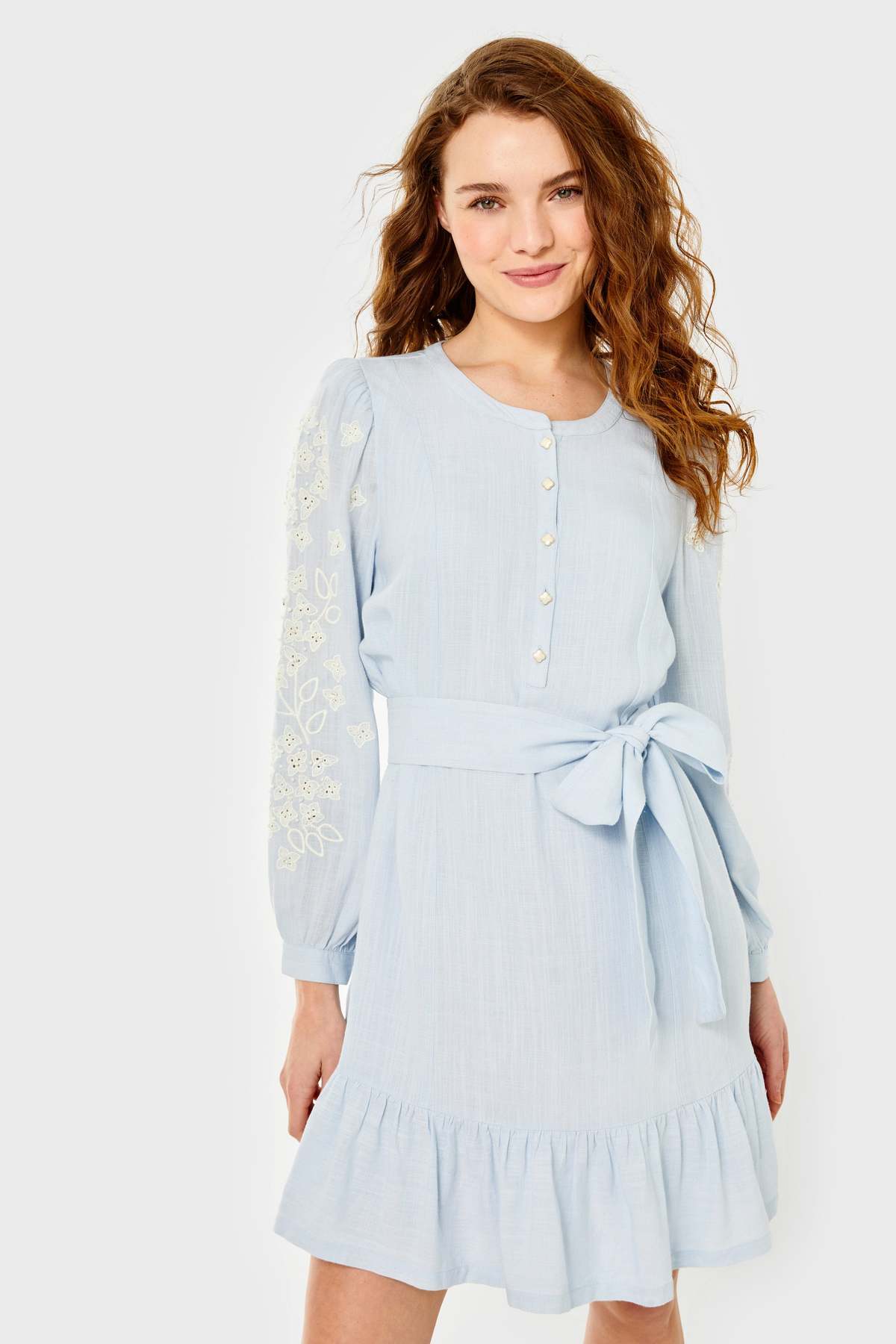 Cartolina Allyson Dress - Halogen Blue | Garmentory
