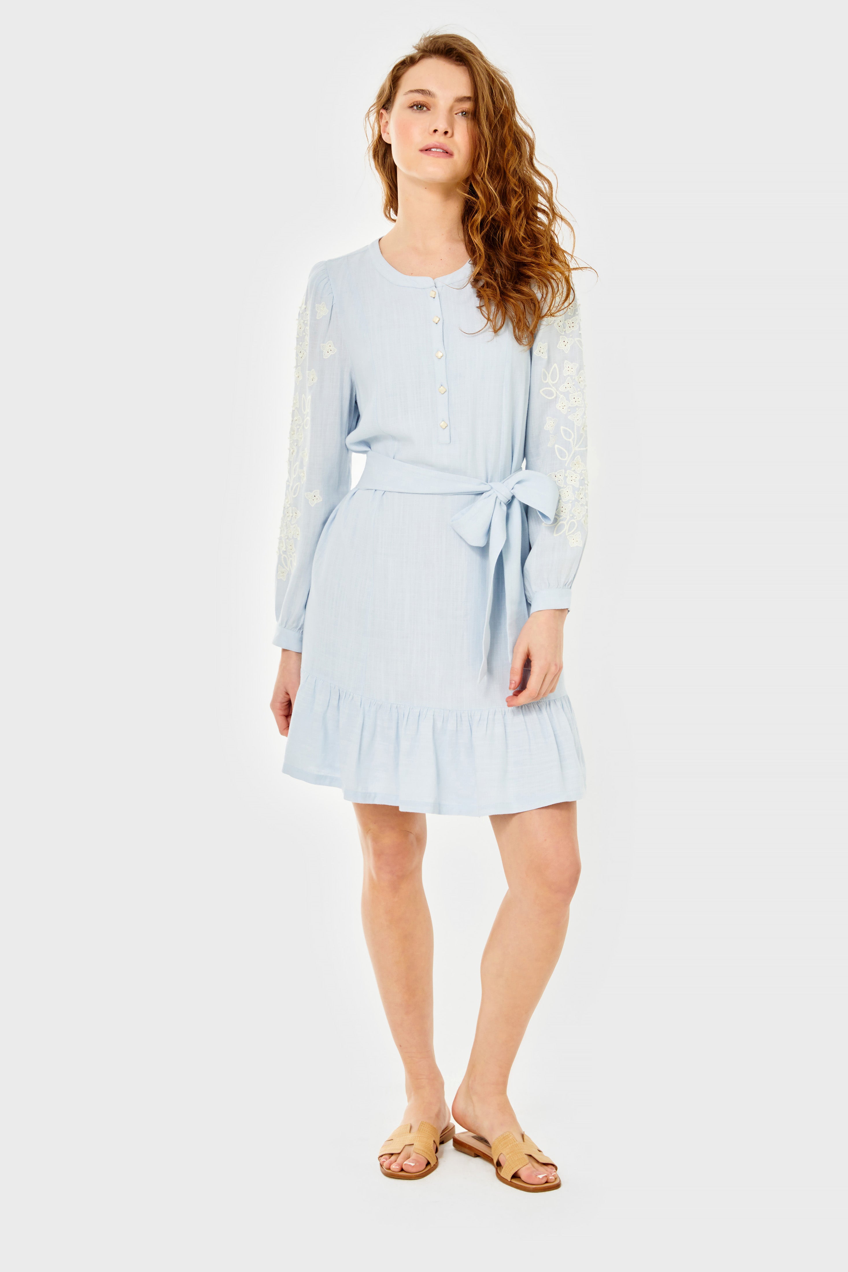 Cartolina Allyson Dress - Halogen Blue | Garmentory