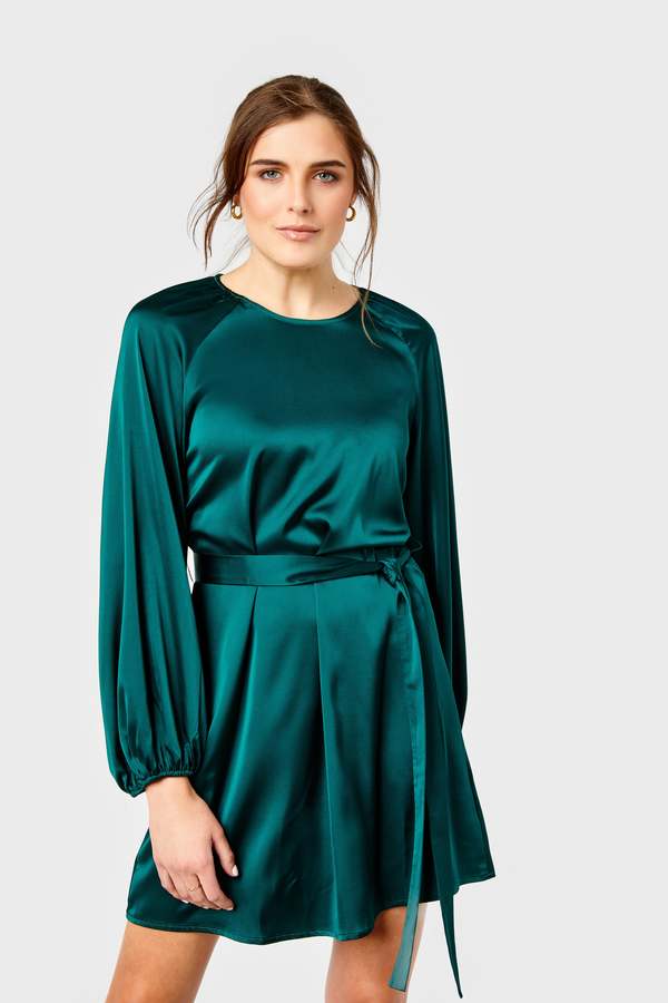 Cartolina Emma Poly Span Dress - Botanical Gardens | Garmentory