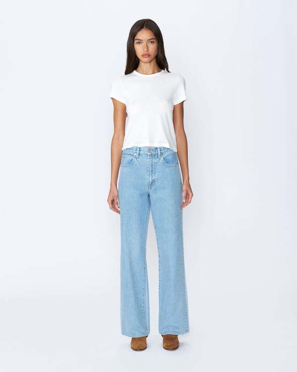 SLVRLAKE Grace Jeans - Powder Blue | Garmentory