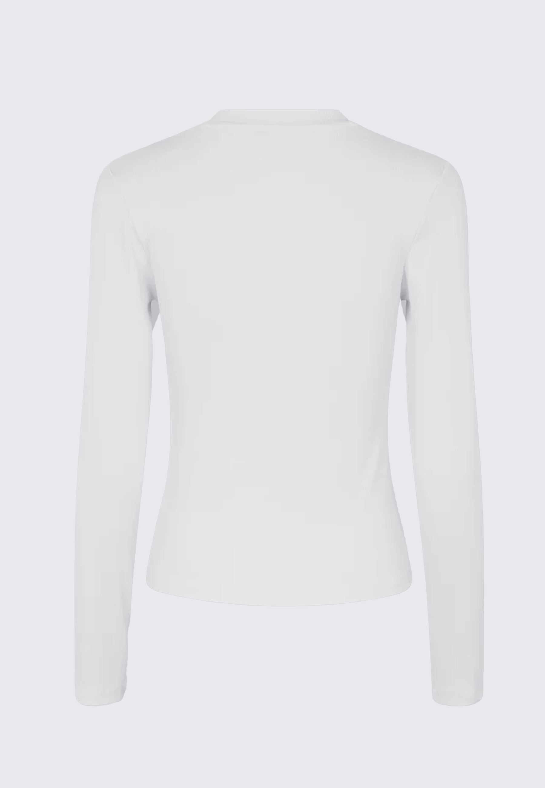 Oval Square Party Cutout Blouse - White | Garmentory