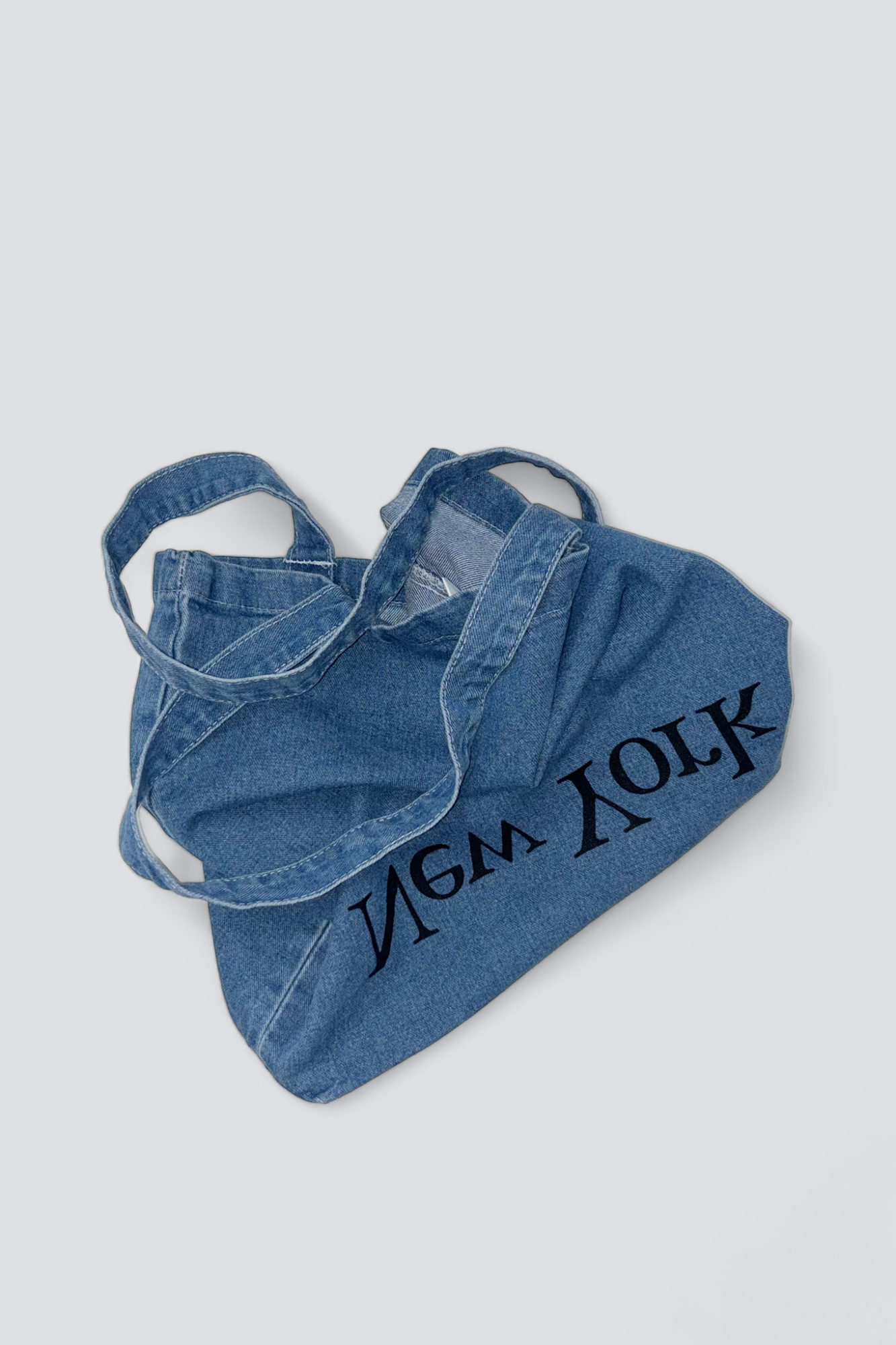 Assembly Denim New York Logo Tote Bag - blue | Garmentory