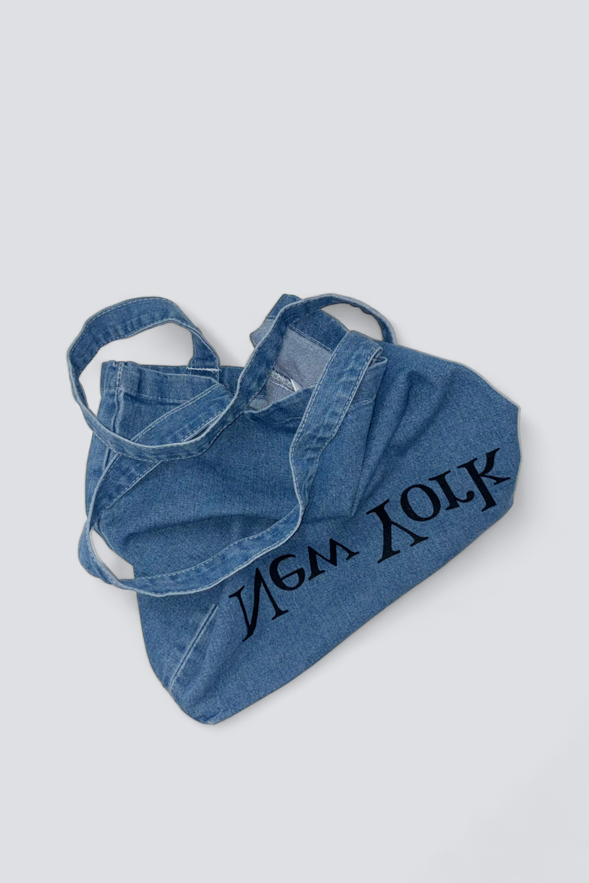 Assembly Denim New York Logo Tote Bag - blue | Garmentory