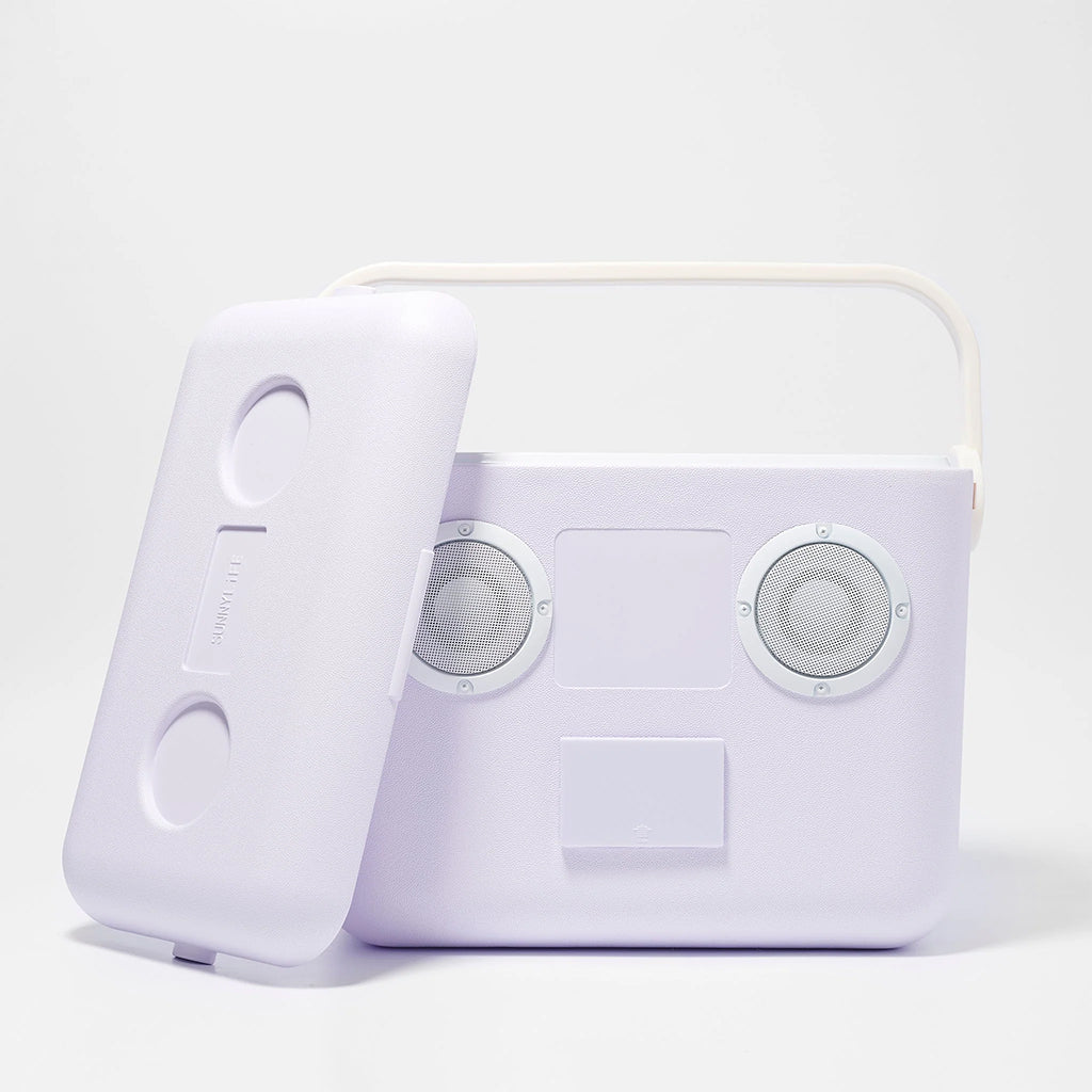 Sunnylife Beach Cooler Box Sounds Speaker - Pio Sun Pastel Lilac Purple ...