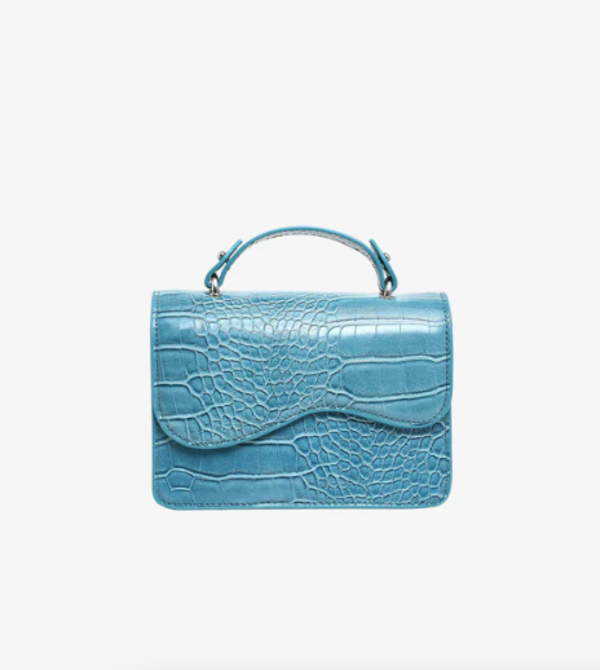 Hvisk Crane Shiny Croco Bag - Air Force Blue | Garmentory