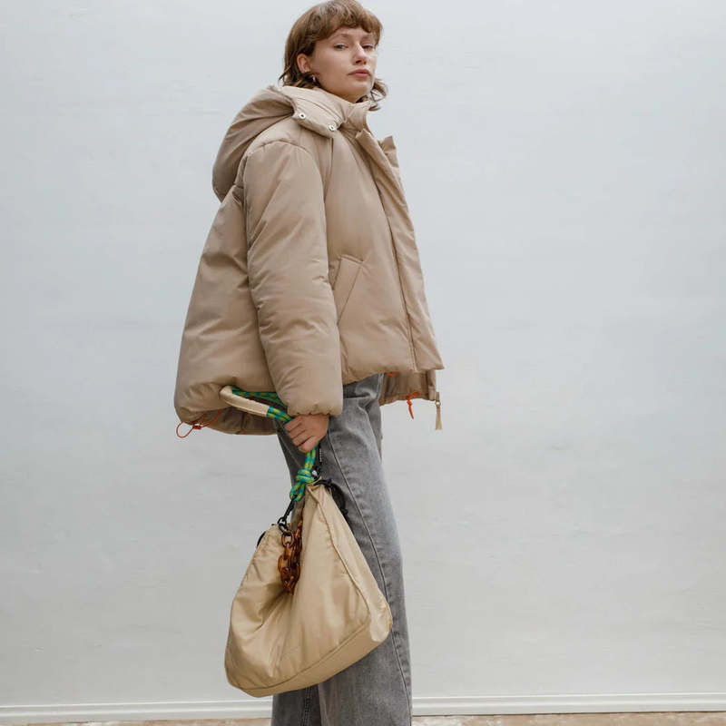 Rotunda Sant Hobo Bag - Beige | Garmentory