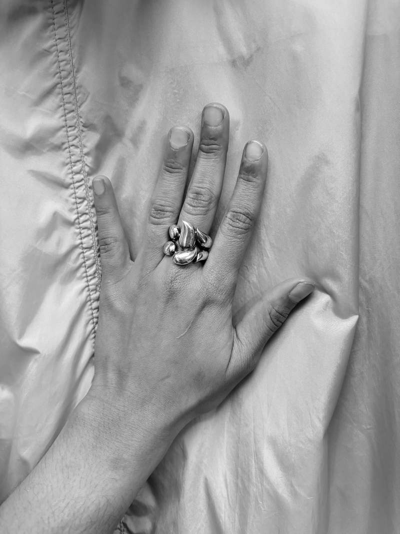 Vintage Sterling Silver Abstract Flame Ring - Sterling Silver | Garmentory