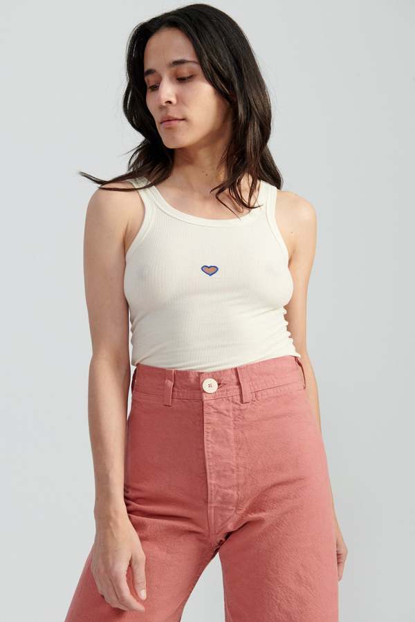 Baserange Heart Tank - Undyed | Garmentory