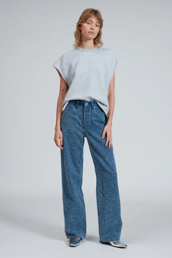 Rag & Bone Vintage Terry Muscle Top - Heather Grey | Garmentory