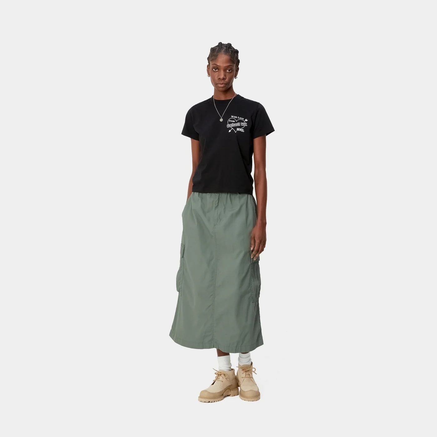 Carhartt Work In Progress Jet Cargo Skirt - Park | Garmentory