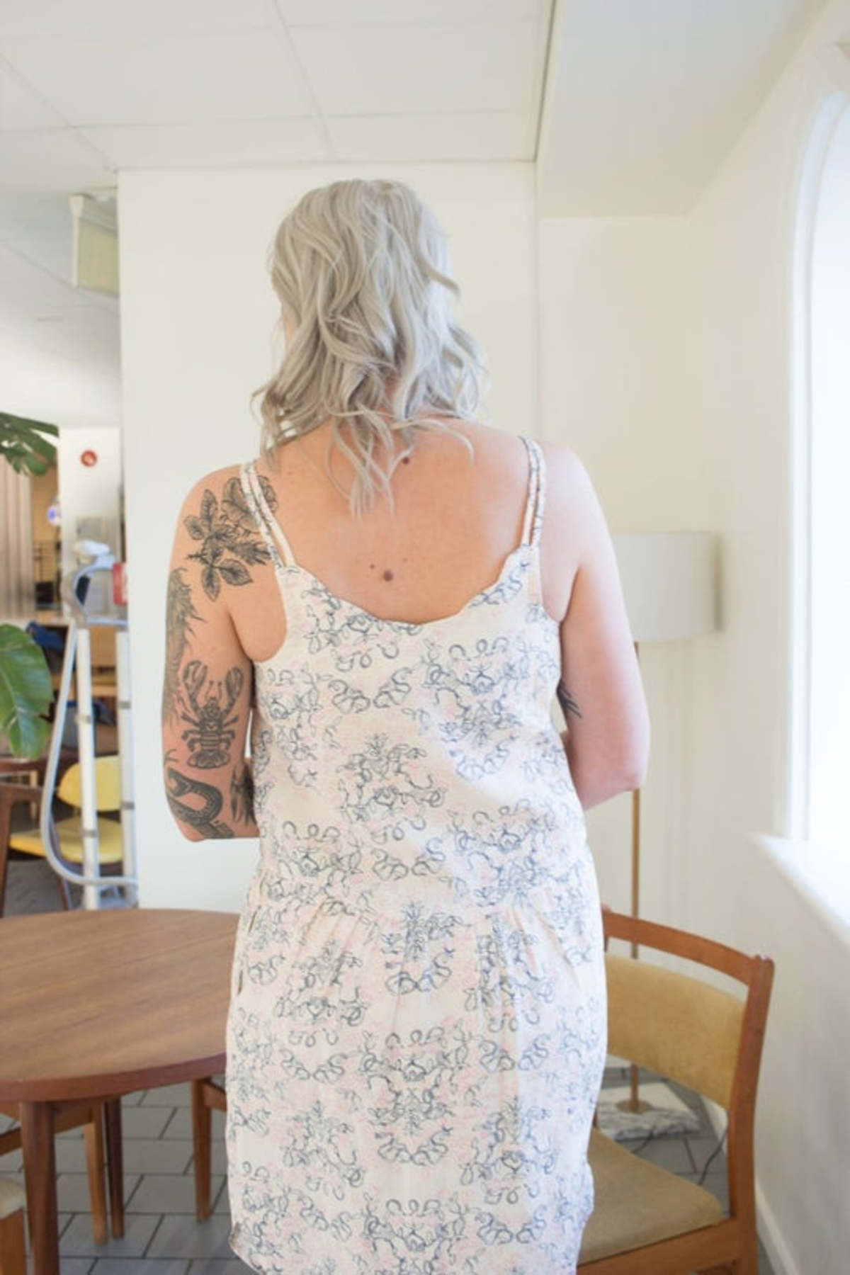 Eve Gravel Nelly Dress - Blue/Pink | Garmentory