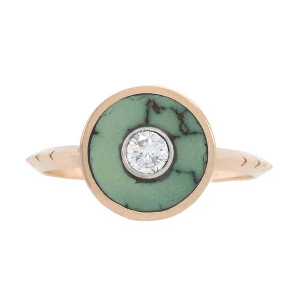 Young in the Mountains Snowville Variquoise Cerclen Ring - Gold ...