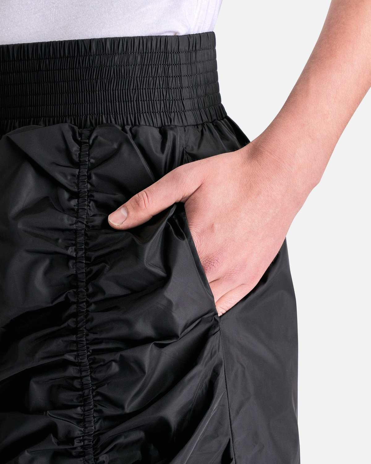 Simone Rocha Boxing Shorts with Ruching - Black | Garmentory