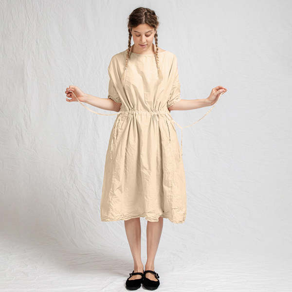 Album Di Famiglia Oversized Dress - Cream | Garmentory