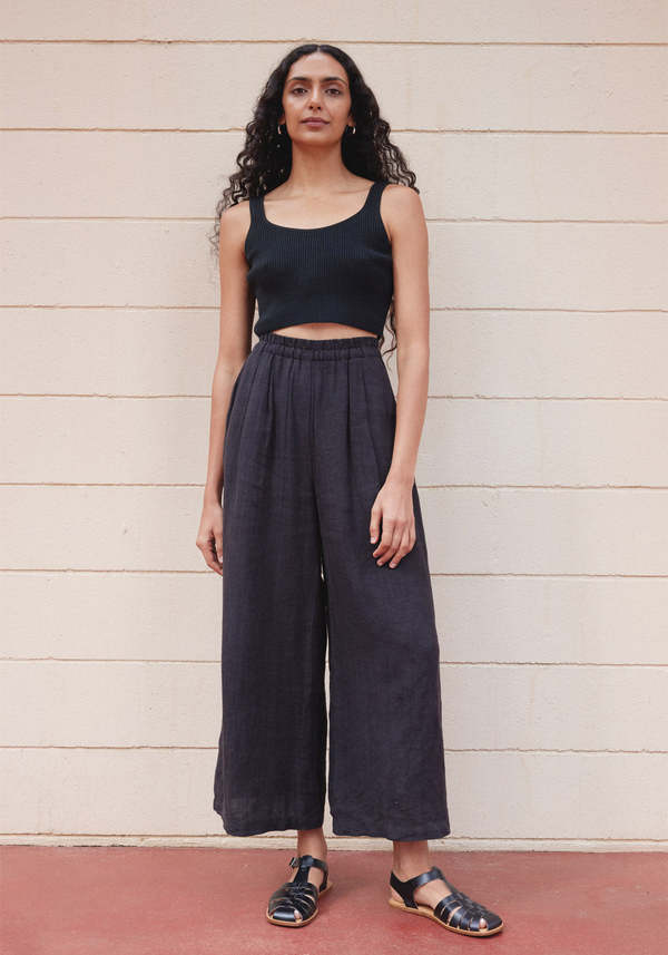 First Rite Everyday Trouser- Black | Garmentory