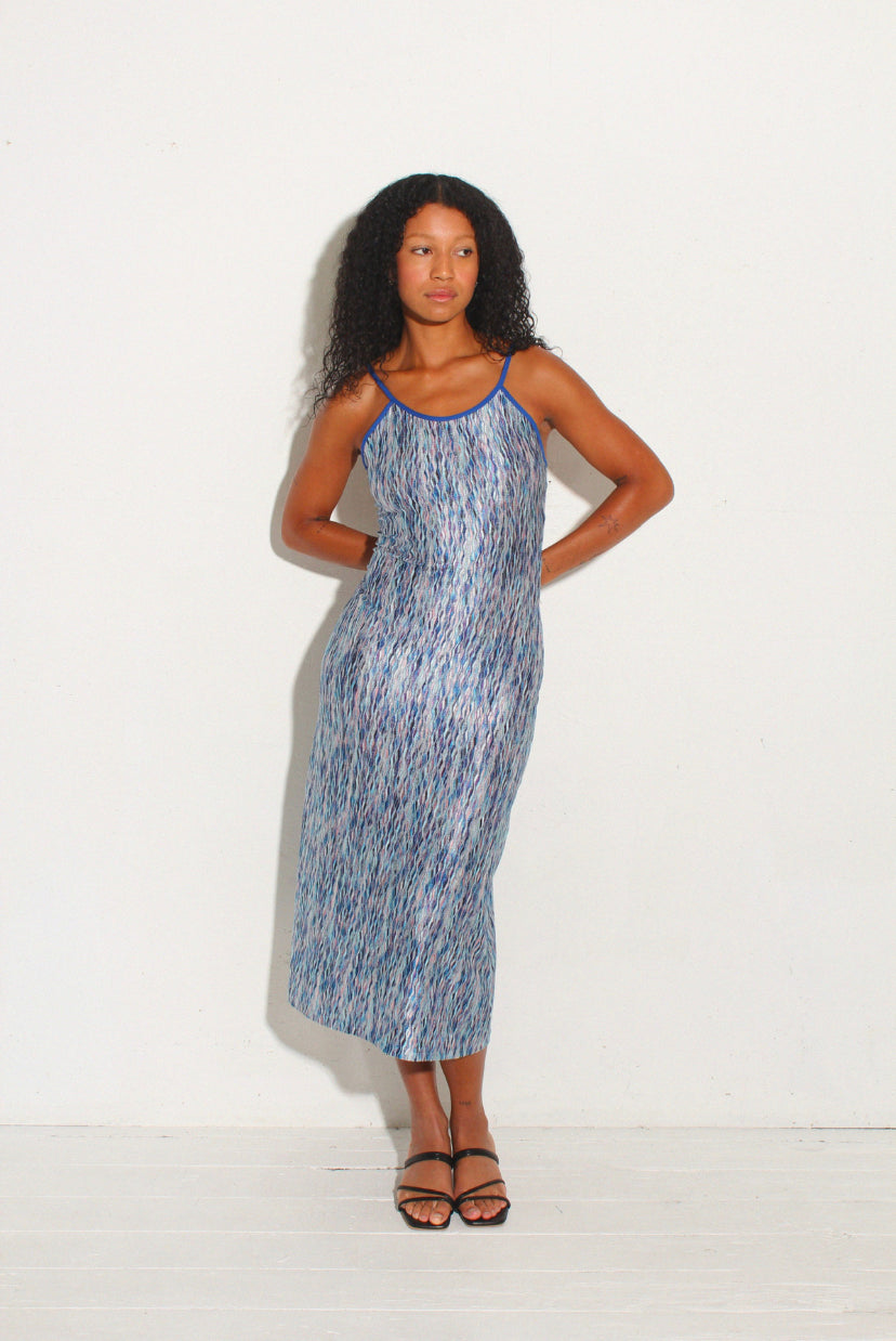 KSLAM Naomi Dress - Blue | Garmentory