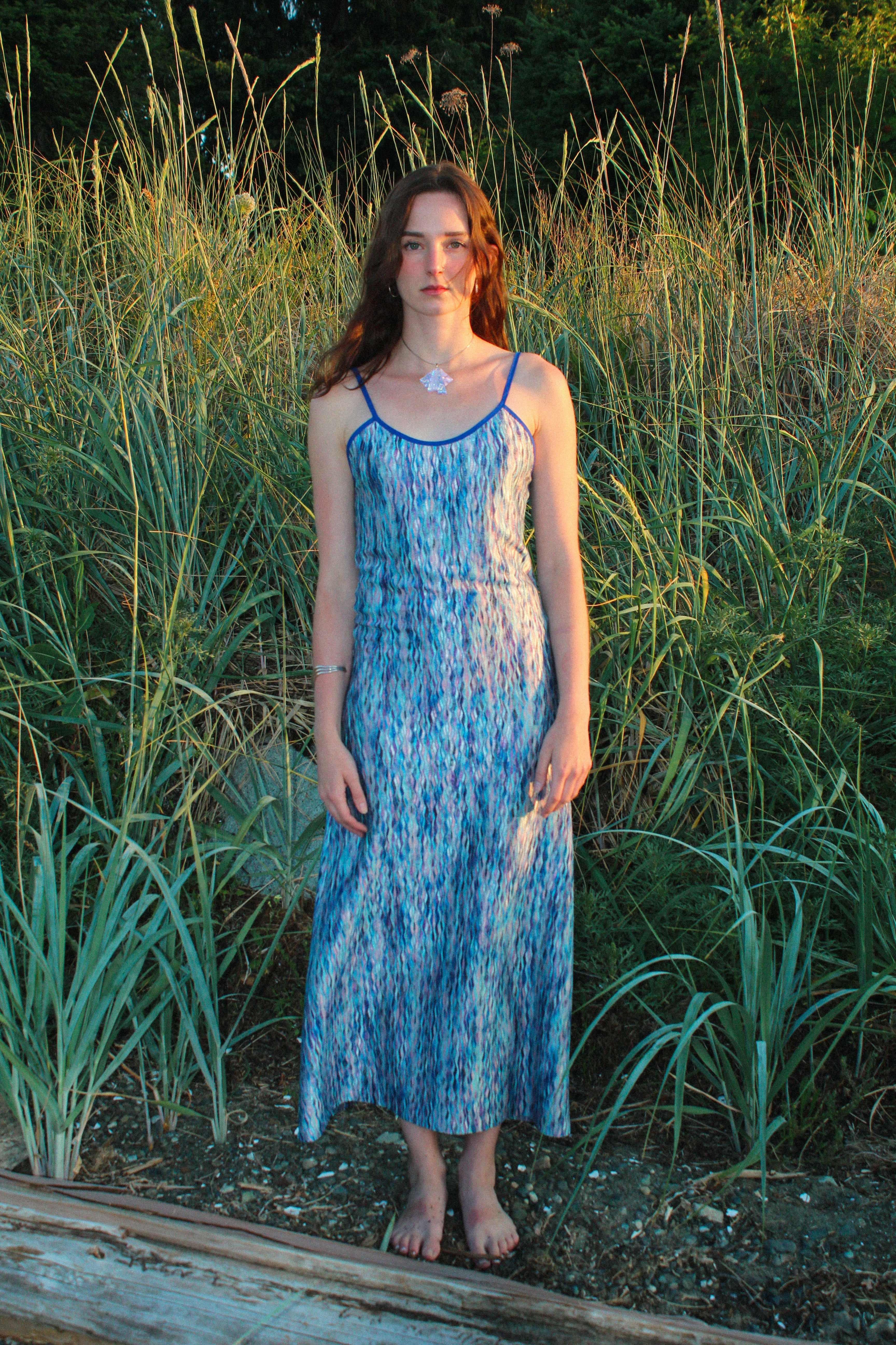 KSLAM Naomi Dress - Blue | Garmentory