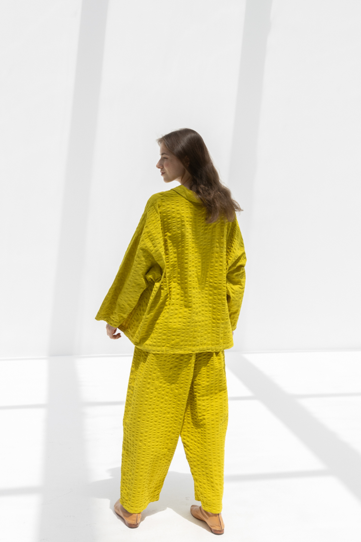Black Crane CHELSEA COLLAR SHIRT - TURMERIC | Garmentory