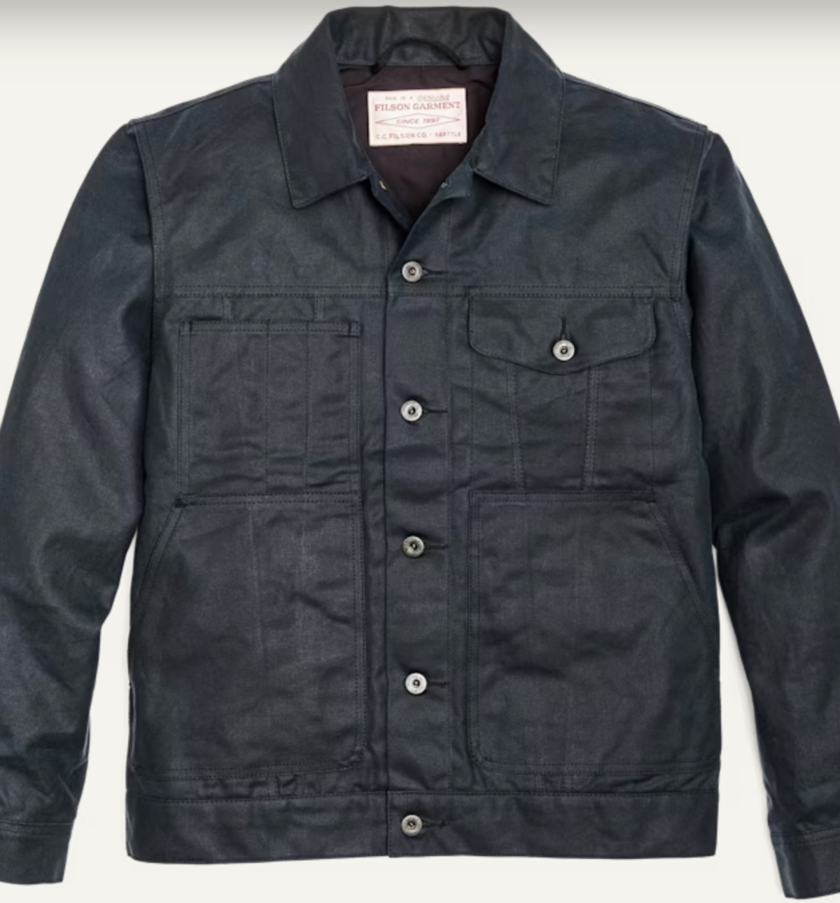 Filson Short Lined Cruiser Jacket - Service Blue | Garmentory