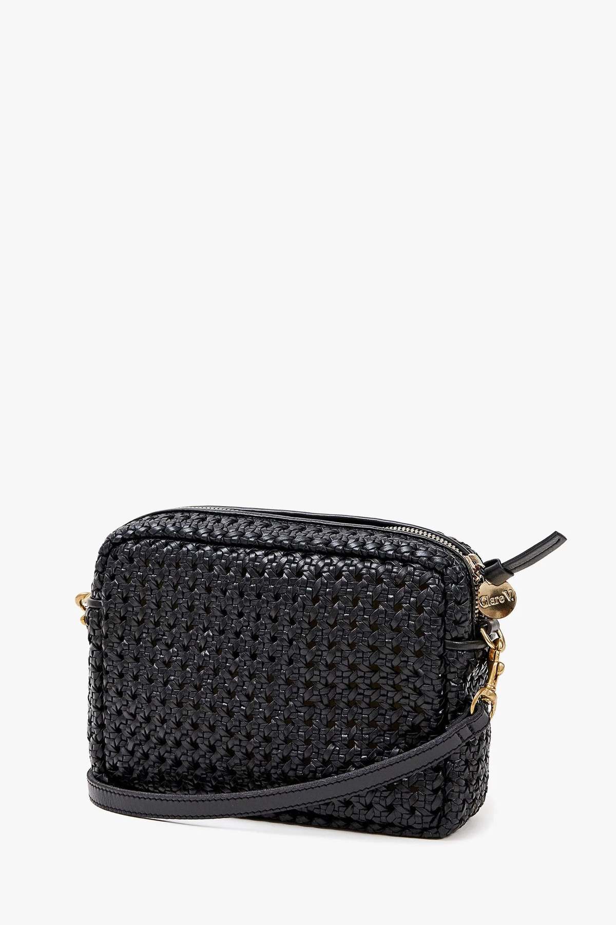 Clare V. Mid Sac - Black Rattan | Garmentory