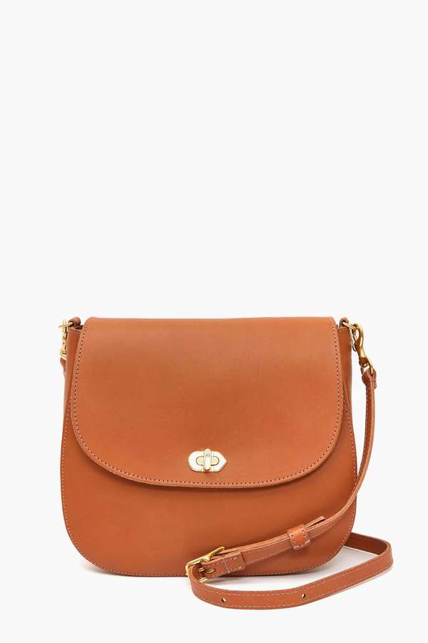 Clare V. Turn Lock Louis Bag - Cuoio | Garmentory