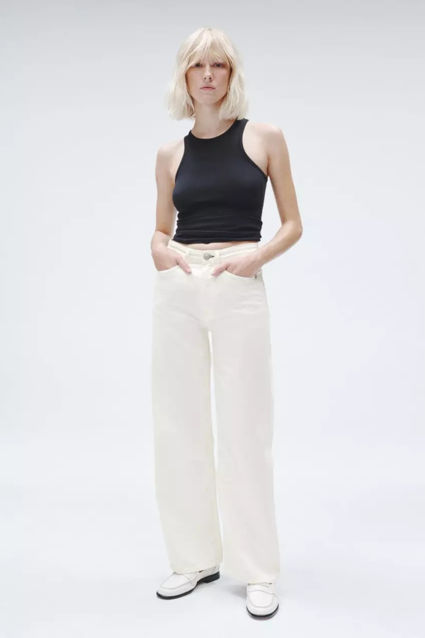Rag & Bone Featherweight Logan Jeans - Ecru | Garmentory