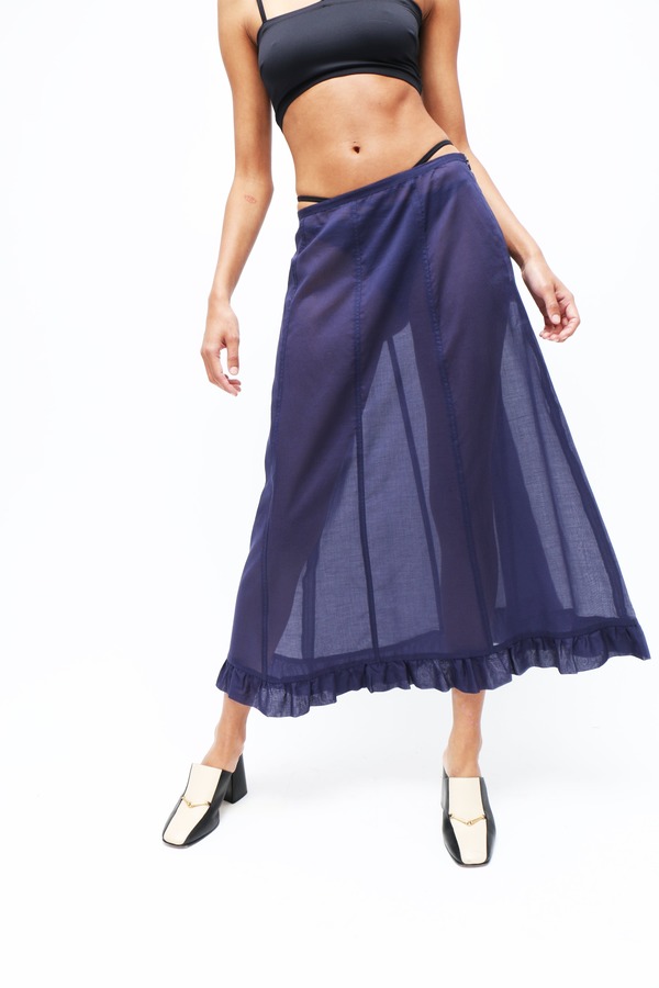 Paloma Wool Andolini Skirt - Navy | Garmentory