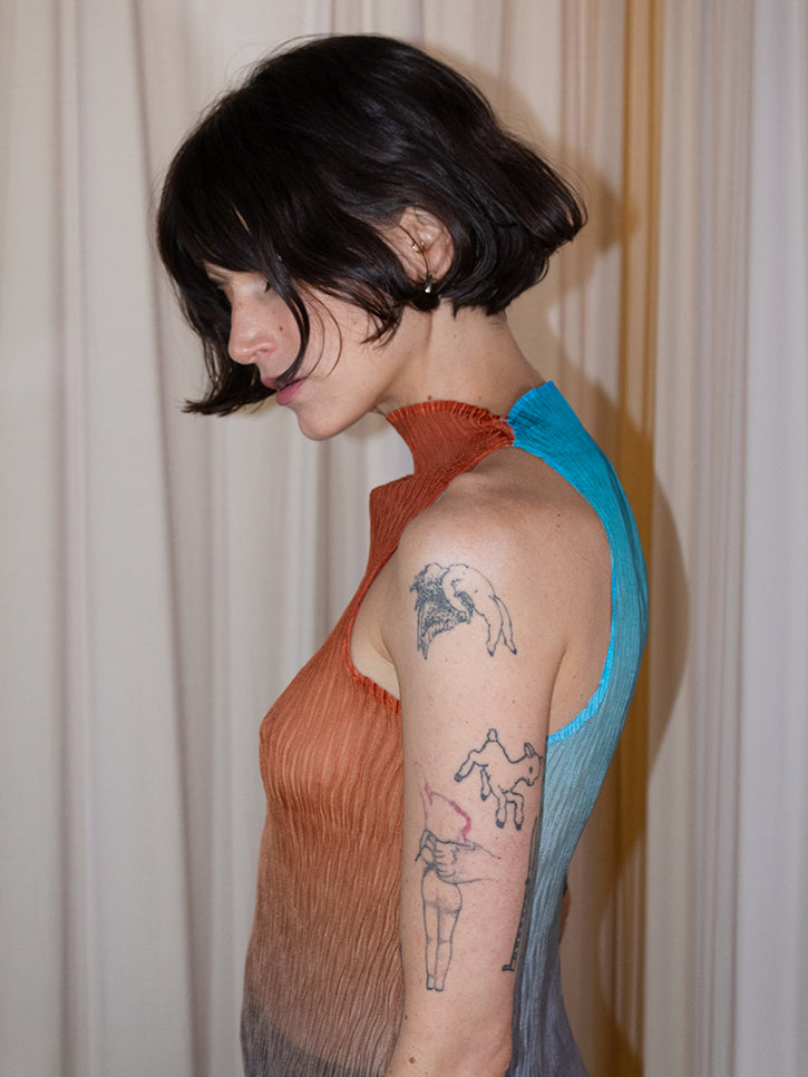 Nin Studio Wave Tank Dress - Gradient | Garmentory