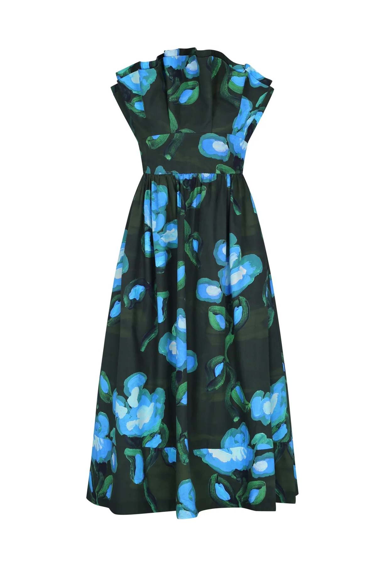 De Loreta Abanico Dress - Recuerdos Verde | Garmentory