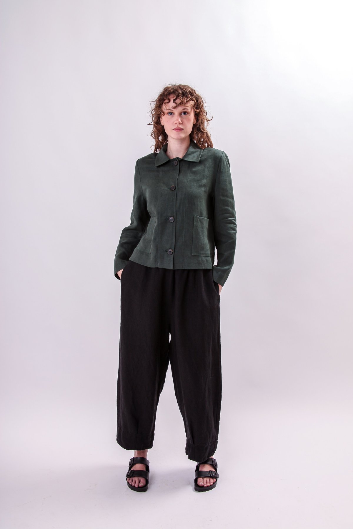 Vlas Blomme Washed Linen Pants | Garmentory