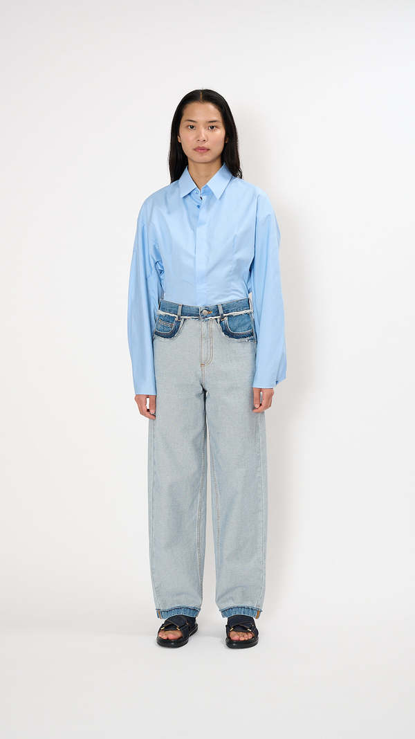 Marni Inside Out Jeans - Azure | Garmentory