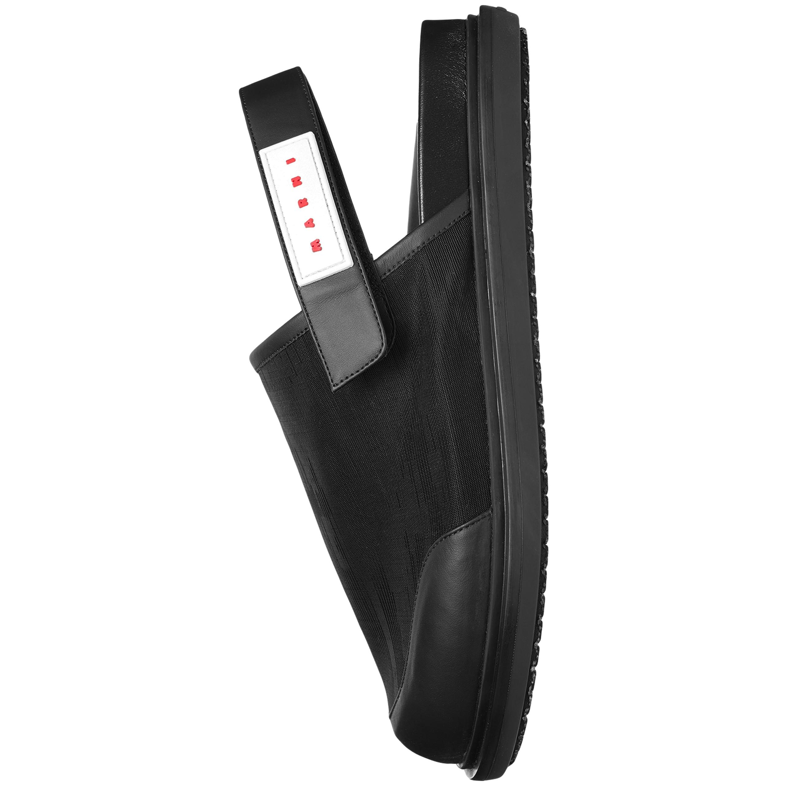 Marni back strap mules - Black | Garmentory